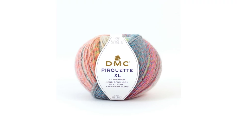 DMC Pirouette XL fonal 1101 Mezei virág - fonalam.hu fonal webáruház